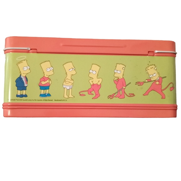 Neca | Kitchen | New The Simpsons Bart Simpson Vintage Metal Lunch Box ...